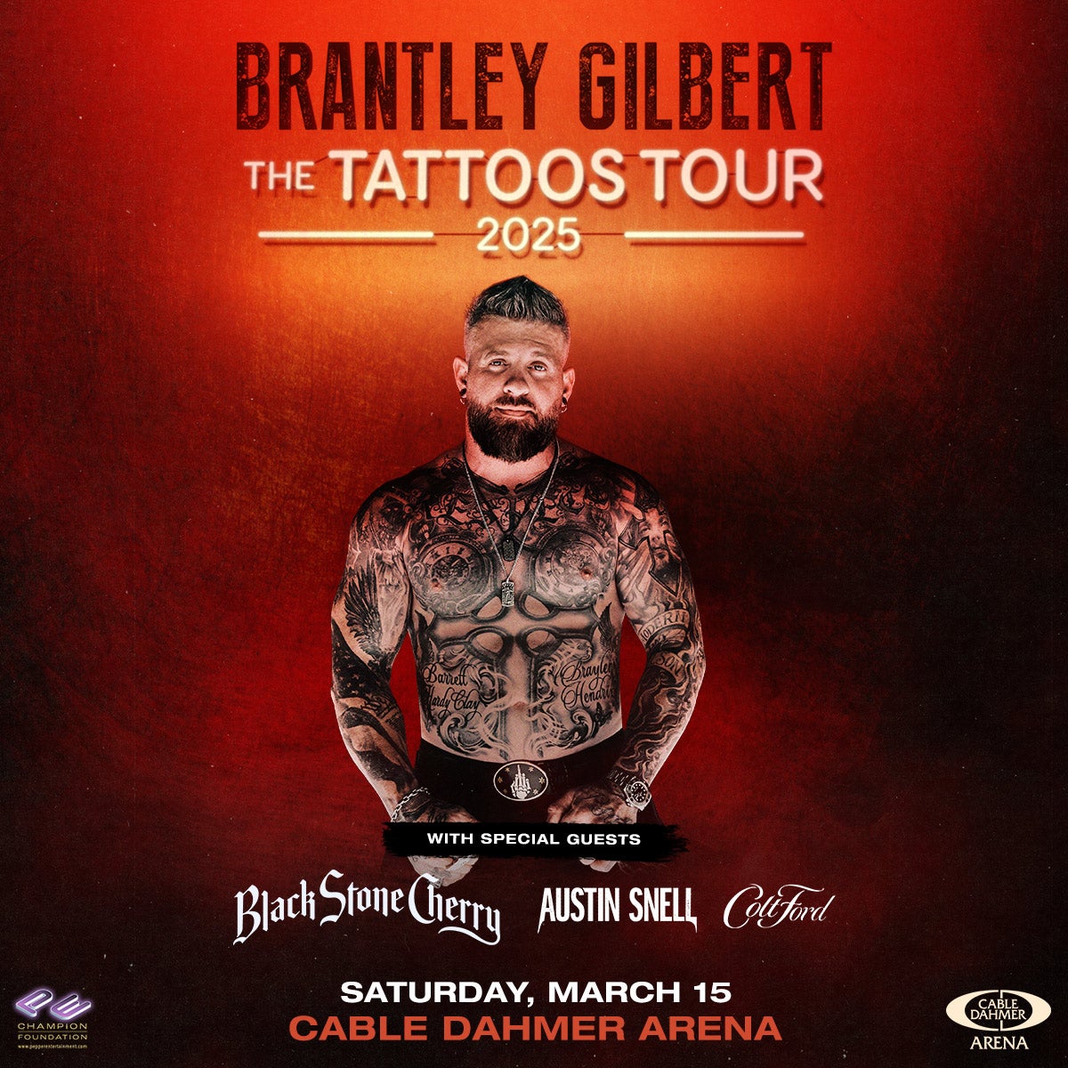 Brantley Gilbert | Cable Dahmer Arena